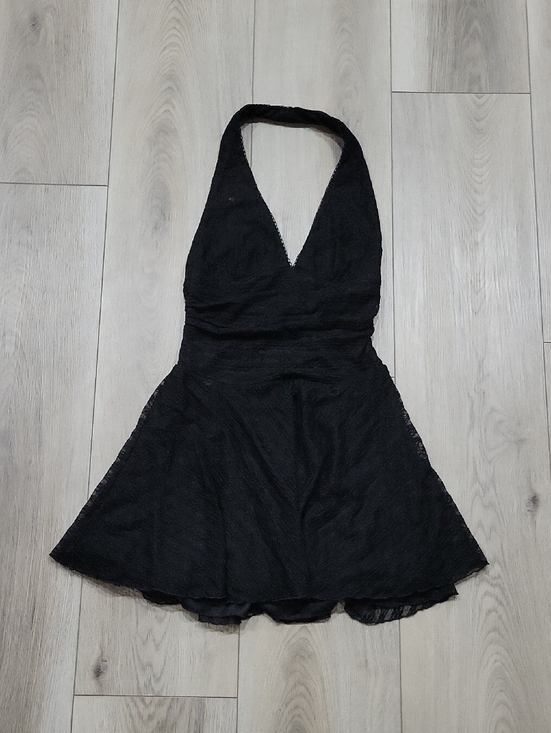Cotton Candy | Dresses | Cotton Candy Black Halter Mini Dress | Poshmark